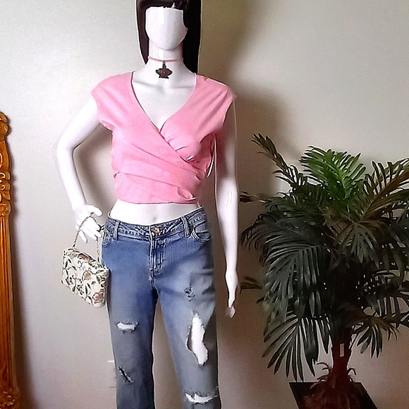 Tops | 10 Cotton Wrapped Top | Poshmark